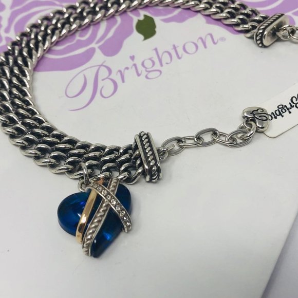 Brighton | Jewelry | Brighton Neptunes Rings Sweetheart Heart Sapphire ...